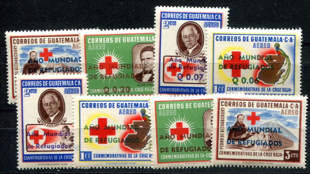 Guatemala 1960 643-650 ** Nuovo Di Zecca Molto Bello (08612