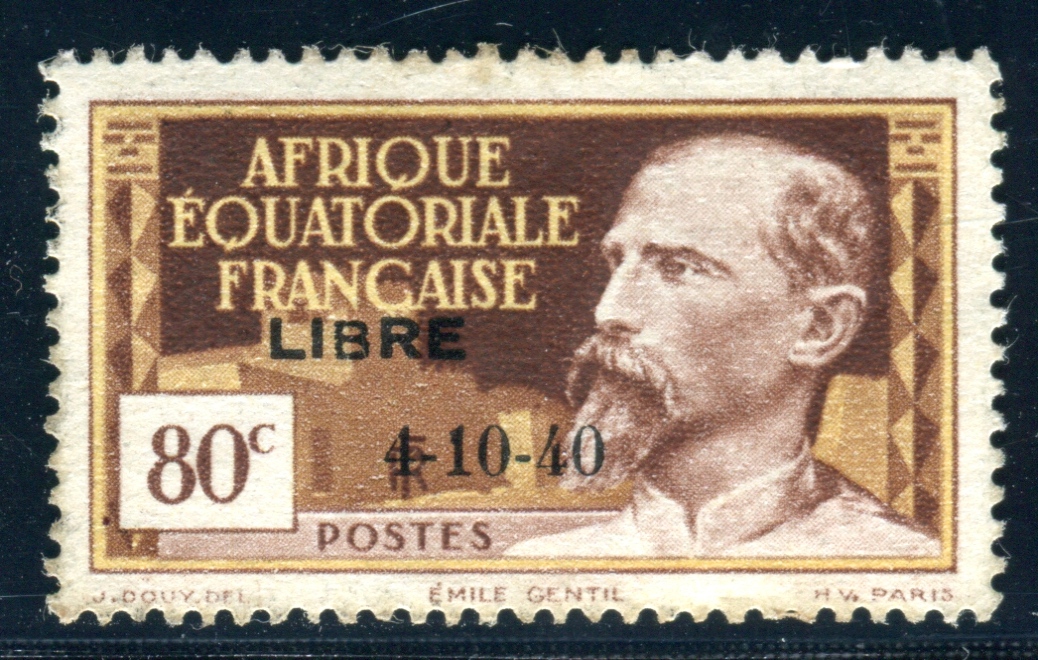 AEF 1940 Yvert 140Aa GAMMA non gommata (K9482